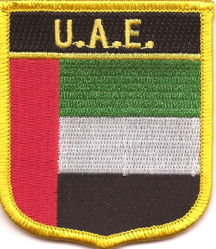 United Arab Emirates | Shield Flag Patch | World Flags Direct