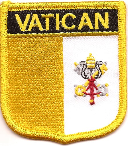 Vatican City | Shield Flag Patch | World Flags Direct
